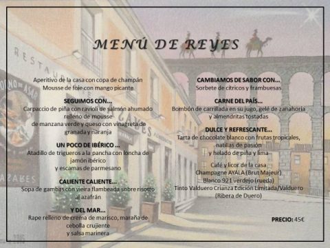 Un Menú Especial de Reyes para disfrutar en familia